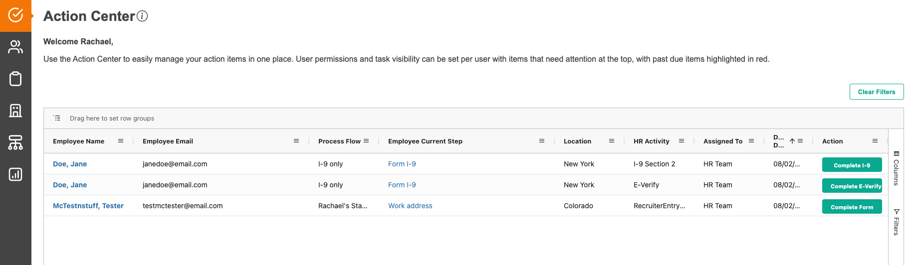 What is the Action Center? – Click Boarding - Resource Center